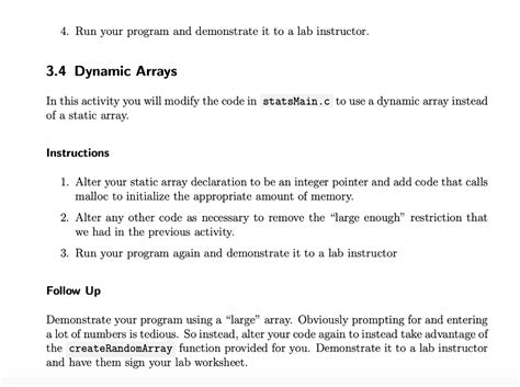 Solved 33 Static Arrays Navigate Back To The Statistics