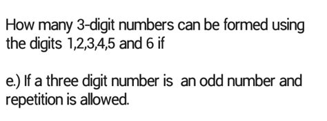 solved how many 3 digit numbers can be formed using the digits 1 2 3 4