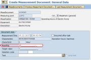 SAP PM Create Measurement Document In SAP
