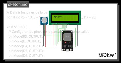Práctica 5 Wokwi Esp32 Stm32 Arduino Simulator