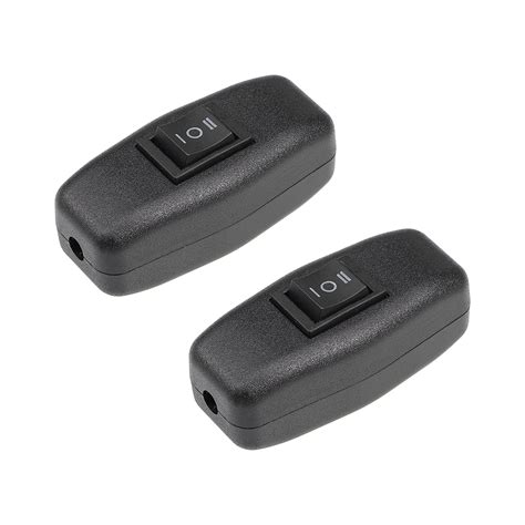 Inline Cord Switch Ac 250v 3a On Off On Dpdt Feed Through Rocker Switch For Bedroom Table Lamp