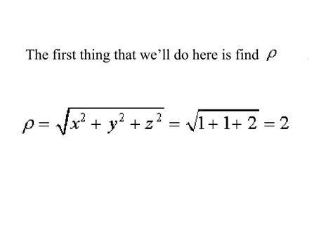 PPT Spherical Coordinate System PowerPoint Presentation Free Download ID 2974939
