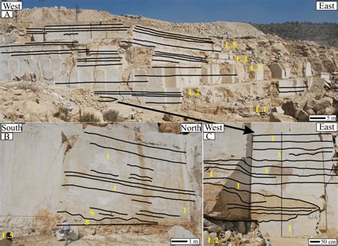 Depositional Architecture In The Upper Tuna Travertine Quarry