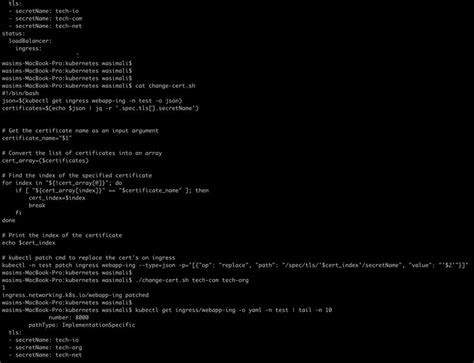 how trackier uses kubectl patch command for kubernetes wasim ali