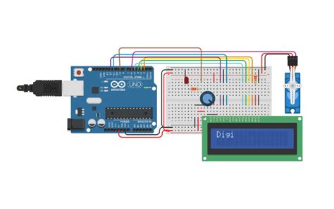 Circuit Design Cerradura Electrónica Serial Tinkercad