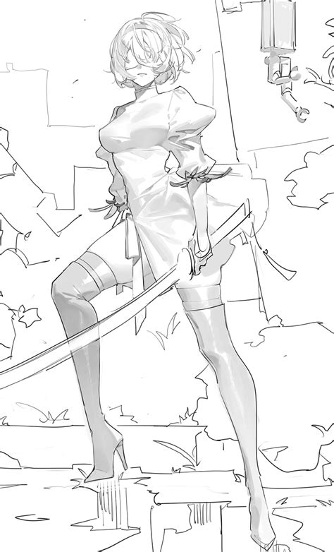 B Nier And More Drawn By Tefco Danbooru