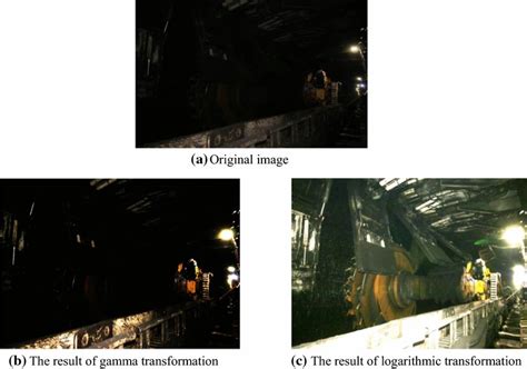Results Of Gamma And Log Transformation Processing Download Scientific Diagram