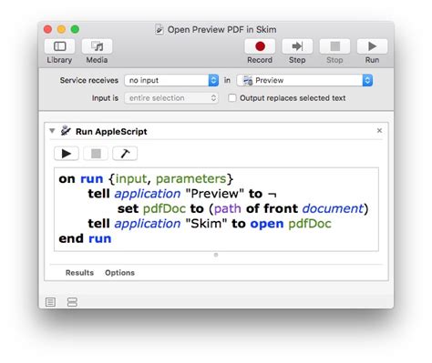 Automator Open The Current PDF File In Preview With Another App Ask Different
