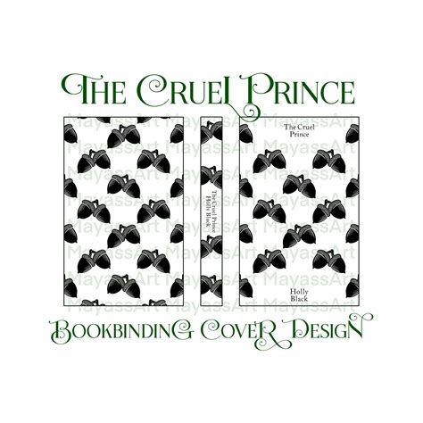 The Cruel Prince Bookbinding Cover Design Png Vinyl Book Cover