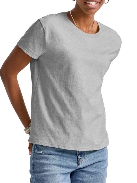 Hanes Essentials Womens 100 Cotton Relaxed Fit T Shirt Everyday Wear