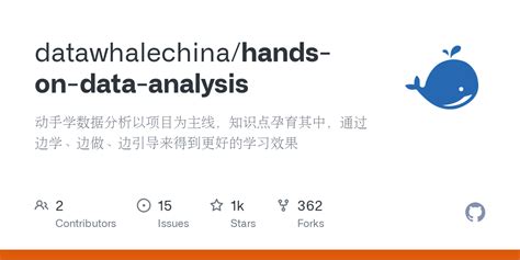 hands on data analysis readme md at master · datawhalechina hands on