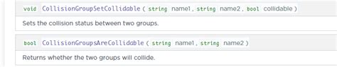 Collision Groups Wacky Behavior Scripting Support Developer Forum