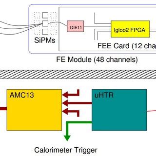 The Data Acquisition Chain Of The HE Including The SiPMs The Download Scientific Diagram