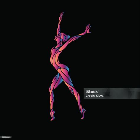 센첸 실루엣 체조 여자아이 예술직 체조경기용 체조에 대한 스톡 벡터 아트 및 기타 이미지 체조 실루엣 가냘픈 Istock