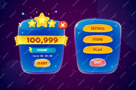 Premium Vector Game Ui Menu Interface Scrolls And Parchments