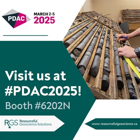 Resourceful Geoscience Solutions On Linkedin Pdac2025 Mineralexploration Rgs Mining Geoscience