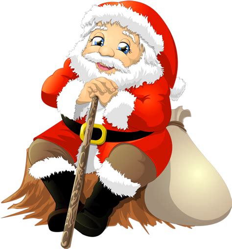 Дед мороз картинка для детей на прозрачном фоне