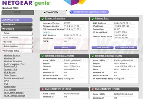 Netgear Genie Nighthawk R Port Forwarding For Security DVR