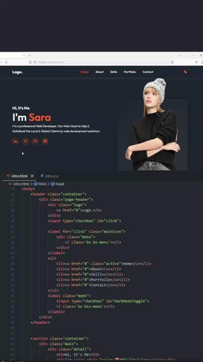Sufian Zulfiqar On Linkedin Portfolio Webdevelopment Html Css