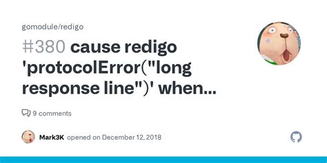 cause redigo protocolerror long response line when the response is