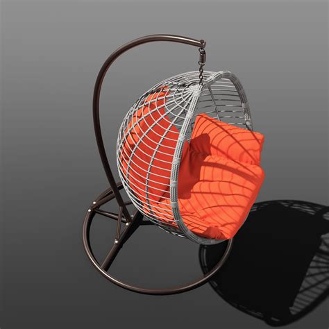 4 가지 색상의 아카풀코를 흔들어 고리 버들 의자 3d 모델 19 Max Fbx Free3d