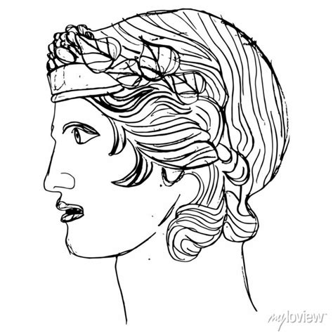Dionysus Greek God Drawing