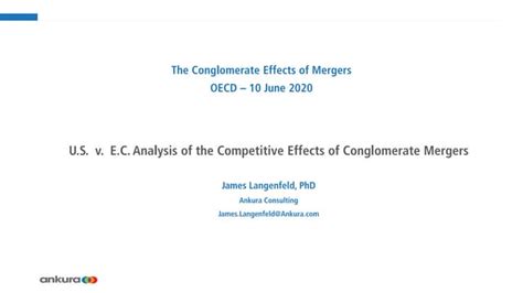 Conglomerate Effects Of Mergers James Langenfeld June 2020 Oecd Discussion Pdf