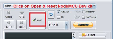 Getting Started With Nodemcu Using Esplorer Nodemcu