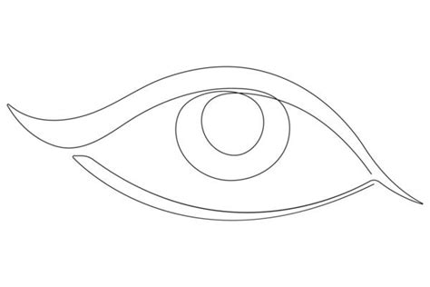 Eye Outline Shape Vector Art Icons And Graphics For Free Download