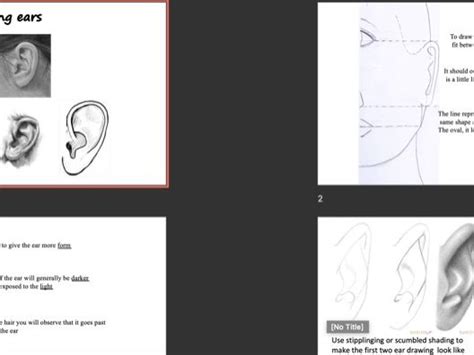How To Draw EARS Teaching Resources