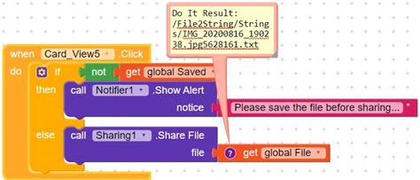 Unable To Share File Discuss Kodular Community
