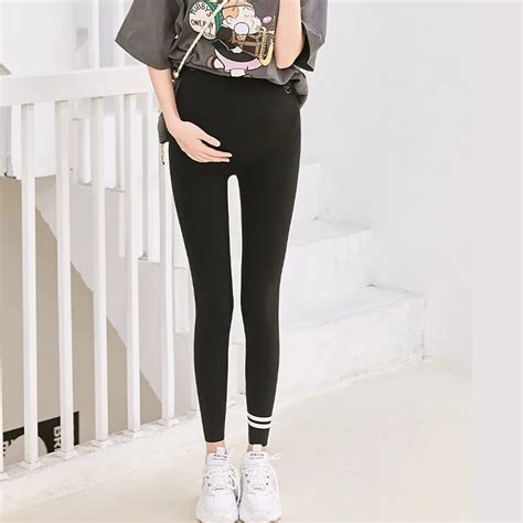 Регулируеми клинове за бременни жени Тънки спортни панталони за бременни Бременни меки панталони