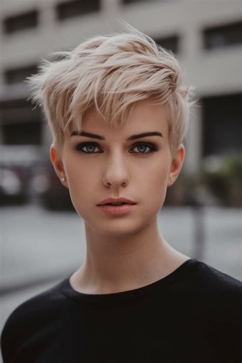 Stunning Cropped Pixie Haircuts For Women Short Textured Undercut