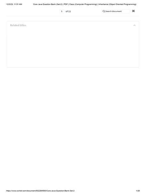 core java question bank set 2 pdf class computer programming