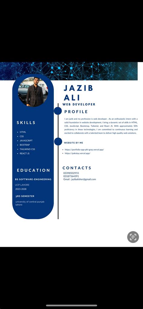 Muhammad Jazib Ali Sher On Linkedin Required Internship Summer 2k24