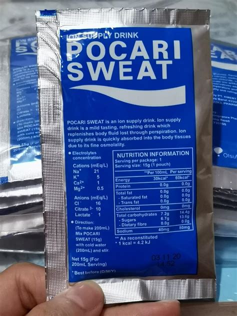 Pocari Sweat Ingredients