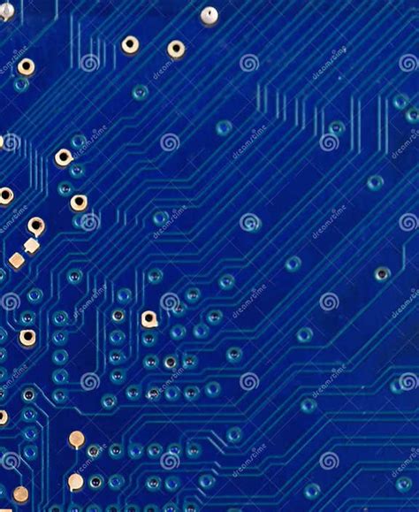 Back View Of A Ddr Memory Module Stock Image Image Of Electric