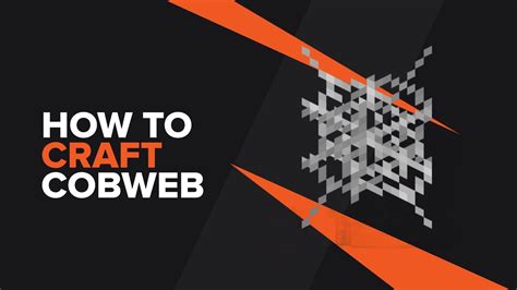 How To Make A Cobweb In Minecraft YouTube How To Make A Cobweb In Minecraft YouTube