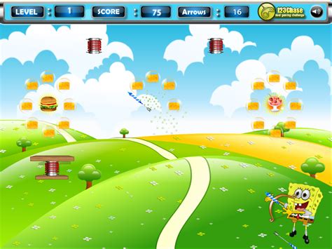 Spongebob Arrow Shooting Play Online On Flash Museum 🕹️