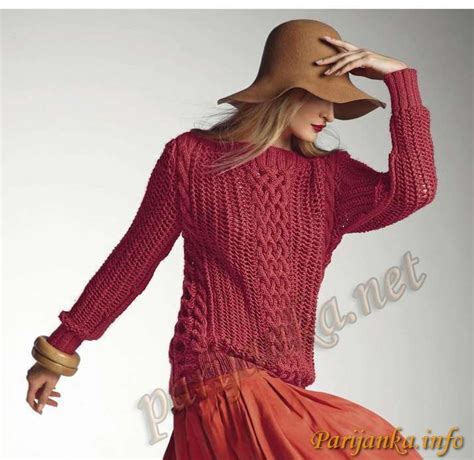 Пуловер ж 08 Origin 4 Bdf №2292 Пуловер Вязаные топы Вязание