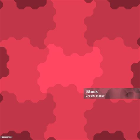 다양한 빨간색 음영의 일련의 상호 연결된 불규칙한 모양은 시각적으로 매력적인 패턴을 만듭니다 이 작품은 부드럽고 대담한 음색이 조화를 이루며 따뜻함과 깊이를 불러일으킵니다