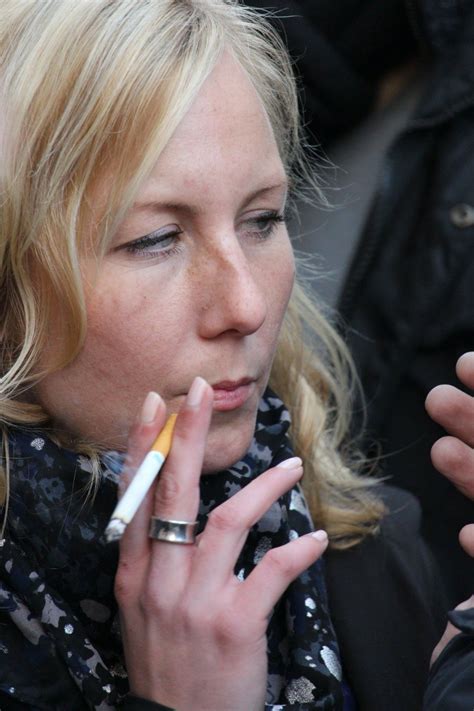 German Woman Smoking
