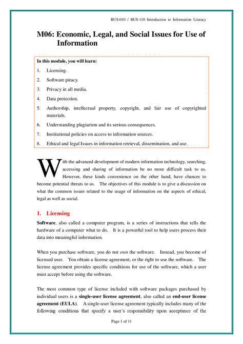 Introduction To Information Literacy Lecture 06 Notes Literature Docsity