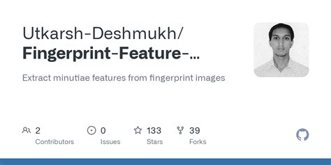 GitHub Utkarsh Deshmukh Fingerprint Feature Extraction Extract Minutiae Features From