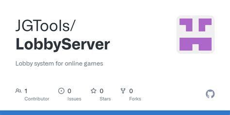 GitHub JGTools LobbyServer Lobby System For Online Games
