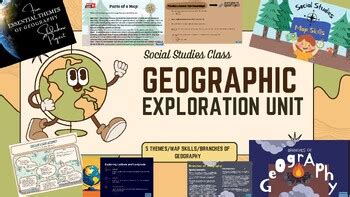 Geographic Exploration Unit Themes Map Skills And Branches Of Geography
