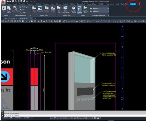 Autocad 2018 New Layouts Tab 2d Layouts From 3d Model Autodesk Community