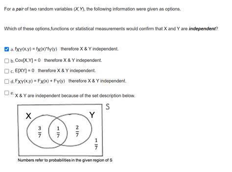 Solved For A Pair Of Two Random Variables X Y The Chegg Com