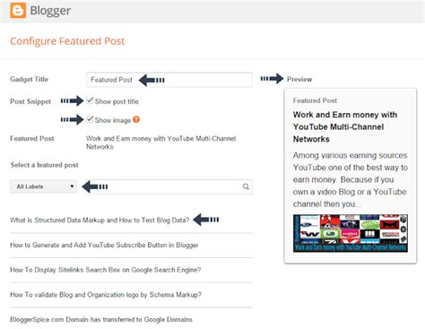 How To Add Official Featured Post Widget In Blogger Site
