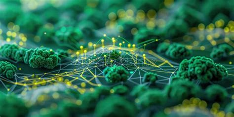 Digital Representation Of Trees And Data Connections Generative Ai